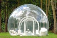 China Inflatable Glamping Dome Bubble Tent Outdoor Transparent Hotels House For Hire for sale