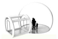 China Inflatable Glamping Dome Bubble Tent Outdoor Transparent Hotels House For Hire for sale
