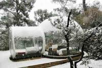 China Inflatable Glamping Dome Bubble Tent Outdoor Transparent Hotels House For Hire for sale