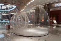 China Inflatable Glamping Dome Bubble Tent Outdoor Transparent Hotels House For Hire for sale