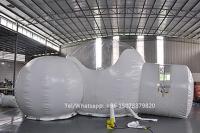 China 3m Inflatable Bubble Tent Hotels Glamping Dome Outdoor Family Party Inflatable House Tents for sale