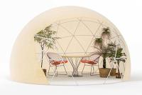 China Outdoor Glamping Eco Hotel Transparent Waterproof Dome House Desert Geodesic Tent for sale