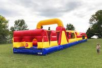 China Commercial Giant  Inflatable Obstacle Courses Bouncer Races Sport Game Sales for sale