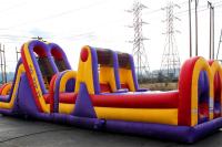 China Largest Wipeout Inflatable Obstacle Courses Adults Kids 5k Courses Rentals for sale