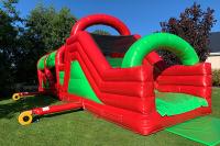 China Largest Wipeout Inflatable Obstacle Courses Adults Kids 5k Courses Rentals for sale