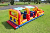 China Largest Wipeout Inflatable Obstacle Courses Adults Kids 5k Courses Rentals for sale
