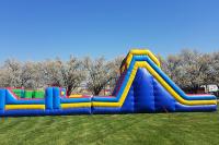 China Fun Obstacle Course Inflatable Rentals Inflatable Wipeout Course For Adults for sale