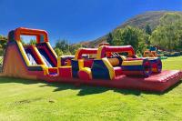 China Fun Obstacle Course Inflatable Rentals Inflatable Wipeout Course For Adults for sale