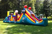 China Fun Obstacle Course Inflatable Rentals Inflatable Wipeout Course For Adults for sale