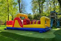 China Fun Obstacle Course Inflatable Rentals Inflatable Wipeout Course For Adults for sale