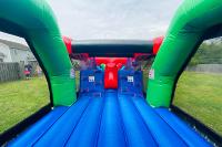 China Large 40 Ft Outdoor Inflatable Obstacle Courses 5k Adults Kids Obstacle Course For Rent for sale