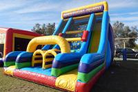 China Large 40 Ft Outdoor Inflatable Obstacle Courses 5k Adults Kids Obstacle Course For Rent for sale