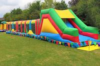 China Inflatable Obstacle Courses Run Bouncy Obstacle Course Rental For Adults for sale