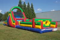 China Inflatable Obstacle Courses Run Bouncy Obstacle Course Rental For Adults for sale