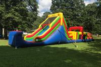 China Inflatable Obstacle Courses Run Bouncy Obstacle Course Rental For Adults for sale