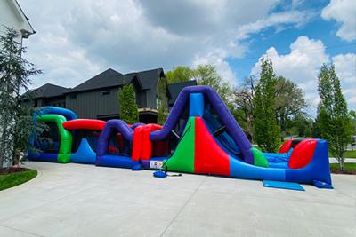 China Hire Inflatable Obstacle Course Outdoor Commercial Large Inflatable Obstacle Courses for sale