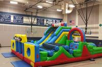 China Inflatable Wipeout Course Backyard Army Blow Up Bounner Obstacle Course Rental for sale