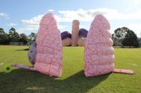 China Giant Inflatable Lung Model Advertising For Medical Exhibition Events for sale