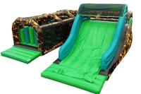 China Army Inflatable Obstacle Courses Backyard Bouncy Castles Obstacle Course For Rent for sale