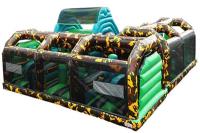 China Army Inflatable Obstacle Courses Backyard Bouncy Castles Obstacle Course For Rent for sale