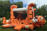 China Inflatable Bouncer Castle Commercial Kids Party Dog Bounce House Tiger Bouncy Castle for sale