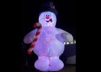 China 20ft Inflatable Snowman Christmas Decoration Yard Inflatables Moving Christmas Snowman for sale