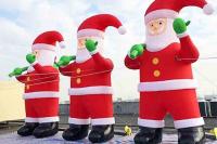 China Giant Inflatable Santa Claus Yard Christmas Decoration Blow Up Santa Inflatables for sale