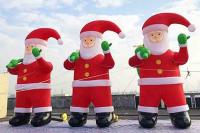 China Giant Inflatable Santa Claus Yard Christmas Decoration Blow Up Santa Inflatables for sale