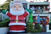 China Inflatable Santa Claus Giant Inflatable Christmas Decorations Santa Inflatables for sale