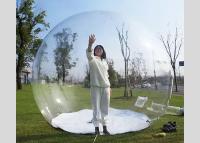 China Inflatable Snow Globe Outdoor Inflatable Christmas Decorations With 250w Air Blower for sale
