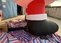 China Outdoor Xmas Giant Inflatable Santa Claus With Blower For Christmas Decorations for sale