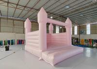 China Pink Inflatable Bouncer Castle Adults Kids Wedding Party Bouncing Castles for sale