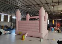 China Pink Inflatable Bouncer Castle Adults Kids Wedding Party Bouncing Castles for sale