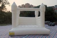 China White Inflatable Wedding Castle 13ft X 11.5ft X 10ft Outdoor Party Adult Bouncy Castles for sale