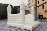 China White Inflatable Wedding Castle 13ft X 11.5ft X 10ft Outdoor Party Adult Bouncy Castles for sale
