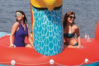 China Giant 6 Person Inflatable Parrot Pool Float 4.8m Long X 4m Wide X 2m High Swiming Toy for sale