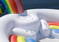 China Inflatable Island Float Adult Water Toy 6 Person Inflatable Unicorn Pool Float for sale