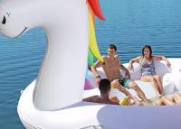 China Inflatable Island Float Adult Water Toy 6 Person Inflatable Unicorn Pool Float for sale