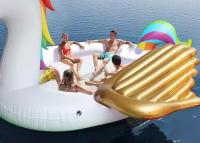 China Inflatable Island Float Adult Water Toy 6 Person Inflatable Unicorn Pool Float for sale