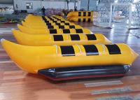 China Banana Boat Inflatable 0.9mm PVC 3 Person Blow Up Water Toys For Lake And Sea for sale