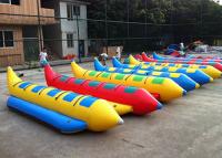 China Custmozied Banana Boat Water Sport Inflatable Floating Water Toys Fun For Adults for sale