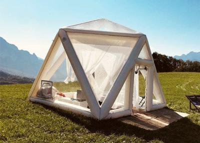 China Outdoor Inflatable Transparent Tent Stargazing Camping Blow Up Hotel for sale
