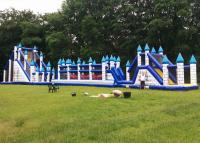 China Giant Inflatable Obstacle Courses Bouncer Fun Time For Adults Rental for sale