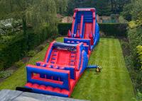 China Inflatable Boot Camp Obstacle Courses Blue & Red Customized Commercial Activities Game for sale