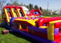 China Kids Obstacle Course Equipment Inflatable PVC Waterproof Rush Challenge Obstacle for sale