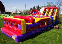 China Kids Obstacle Course Equipment Inflatable PVC Waterproof Rush Challenge Obstacle for sale