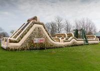 China Blow Up Obstacle Course Rental PVC Camouflage Boot Camp Obstacle Course For Adults for sale