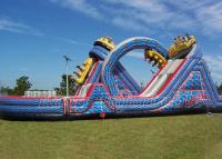 China Backyard Obstacle Course Bounce House PVC Blue Largest Inflatable Obstacle Course Run for sale