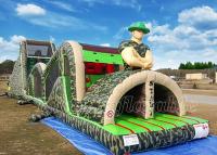 China Inflatable Obstacle Courses Hire  PVC Tarpaulin Blow Up Obstacle Course Rental For Adults for sale