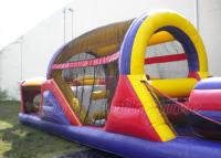 China Inflatable Bounce House Obstacle Course PVC Sport Game Obstacle Course For Adults for sale